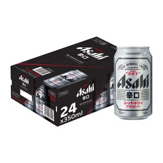 Asahi Super Dry 500ml beer 24 cans, Food & Drinks, Alcoholic Beverages ...