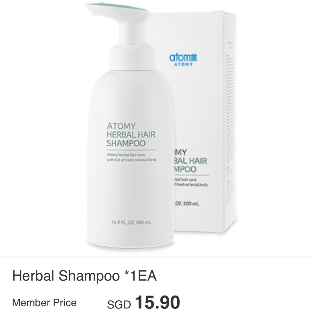 Atomy Herbal Hair Shampoo & Conditioner, Beauty & Personal Care, Hair ...