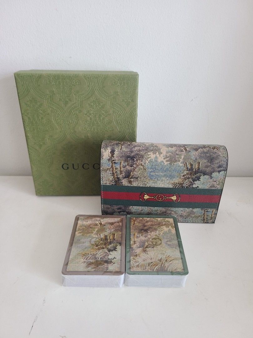 Authentic Gucci Playing Cards set with bag, Luxury, Accessories on ...