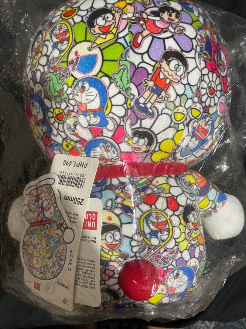 Authentic Uniqlo Doraemon x Takasahi Murakami Plush, Hobbies & Toys ...