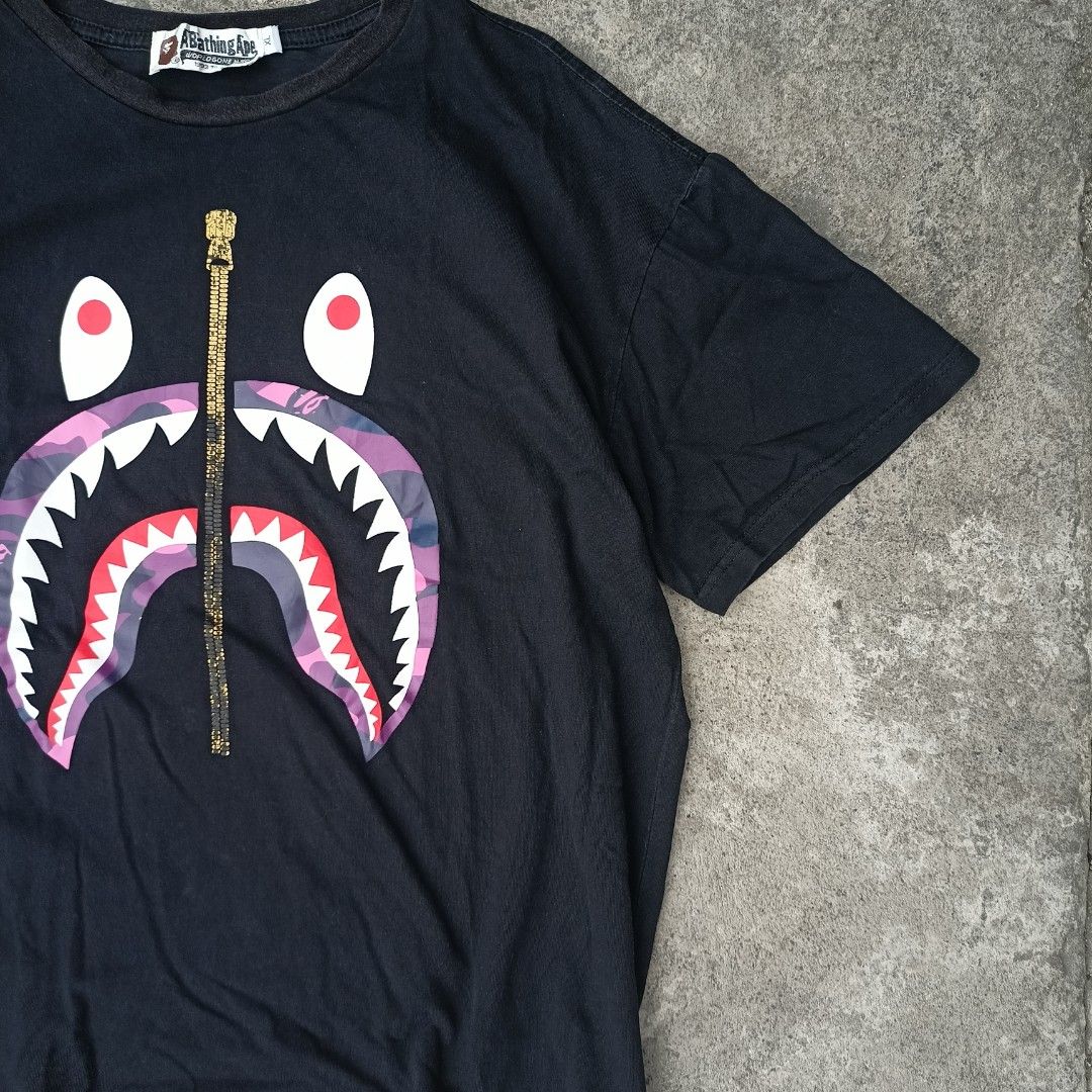Bape Shark Tee (OFF), Men's Fashion, Tops & Sets, Tshirts & Polo Shirts ...