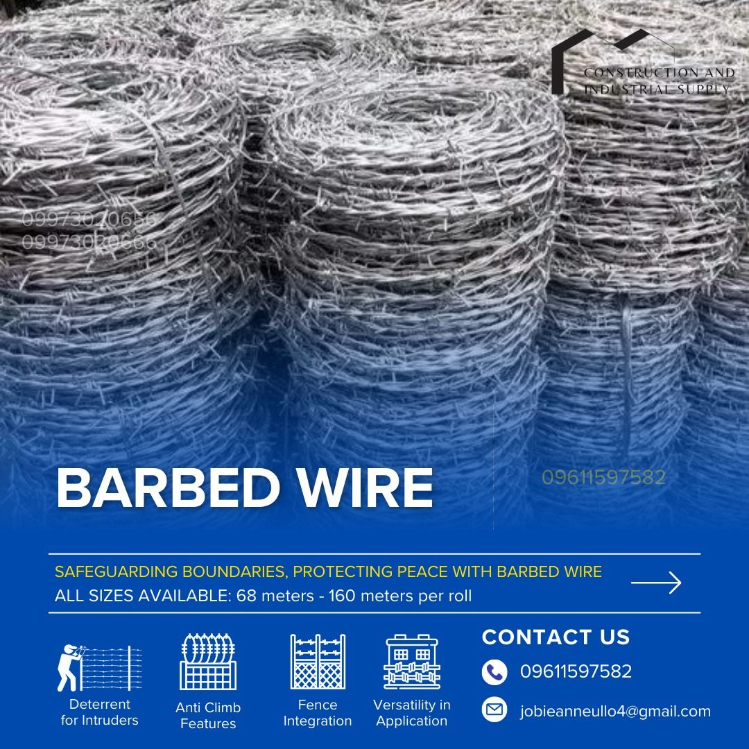 Barbed Wire | Fencing | Barbs | Wire Strands | Steel Wire | Boundaries ...