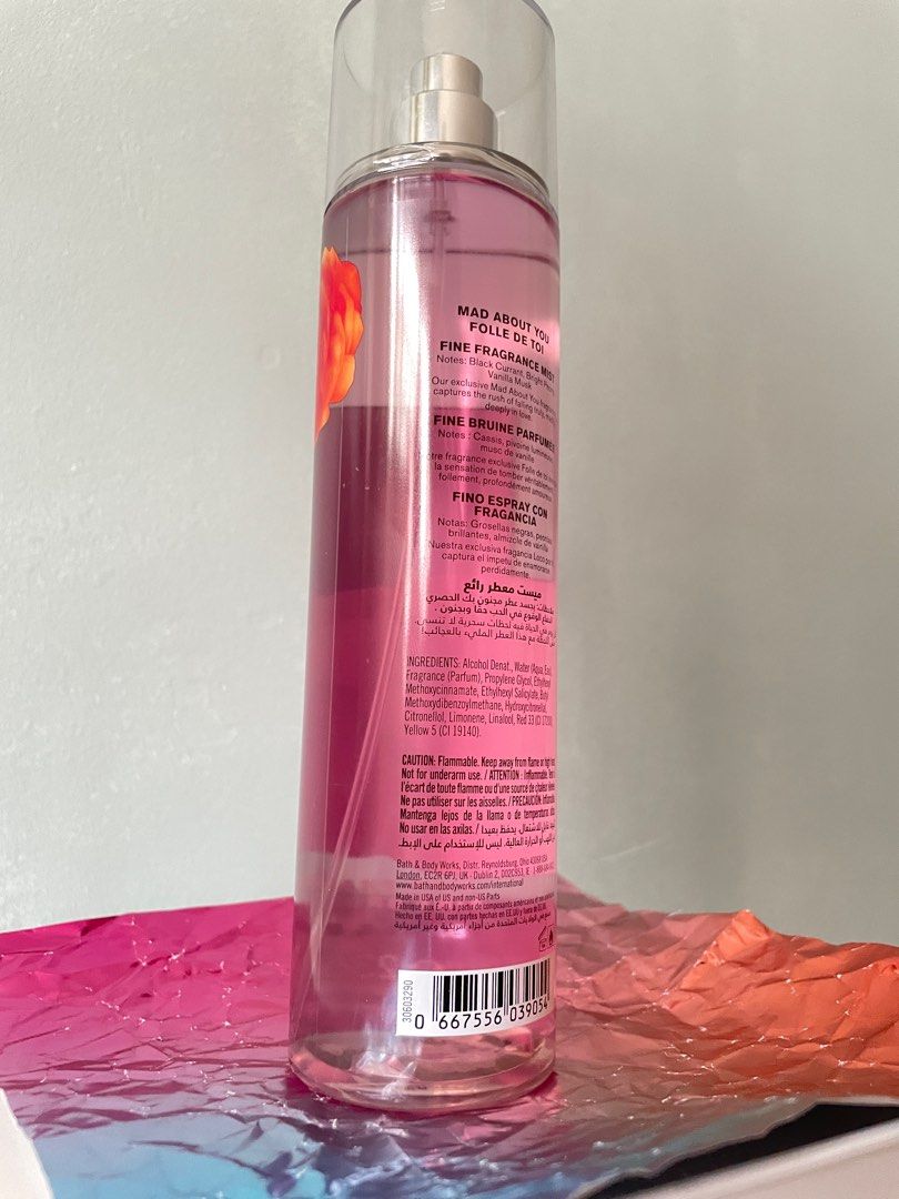 Bath & Body Works Body Mist - Mad About You, Beauty & Personal Care ...