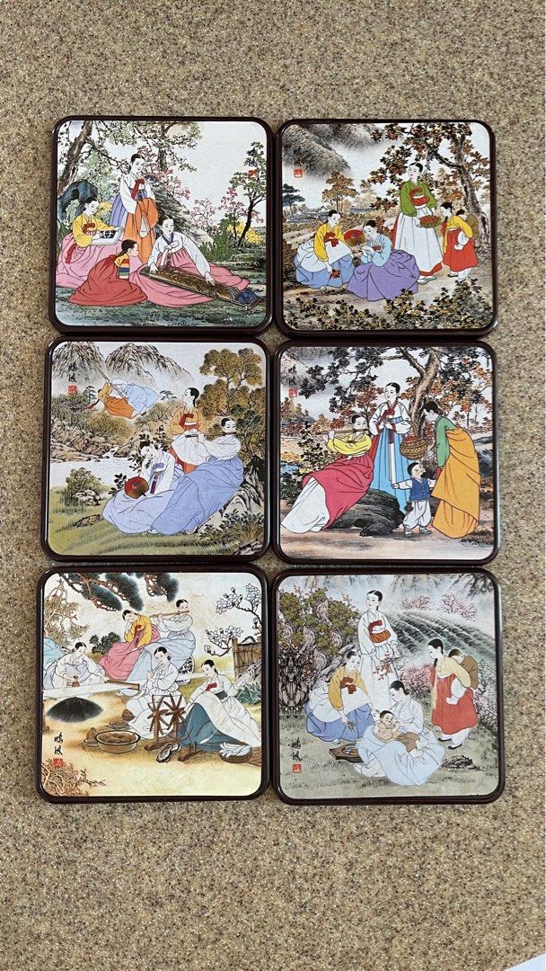Beautiful Korean Coasters, Furniture & Home Living, Kitchenware ...