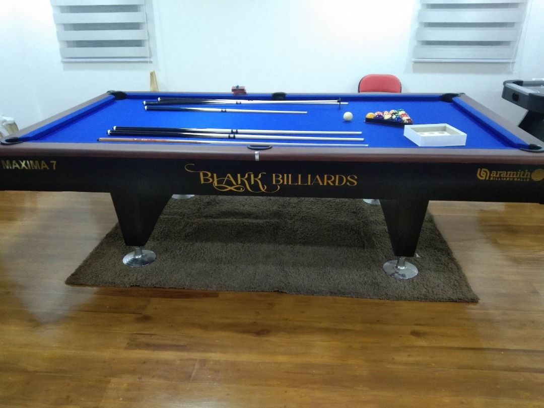 BLAKK BILLIARD TABLE (MAXIMA 7 INSPIRED), Sports Equipment, Other ...
