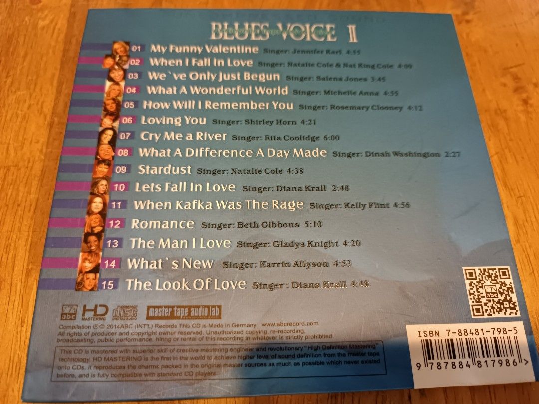 Blues Voice II Audiophile Impressive Voice, Hobbies & Toys, Music ...