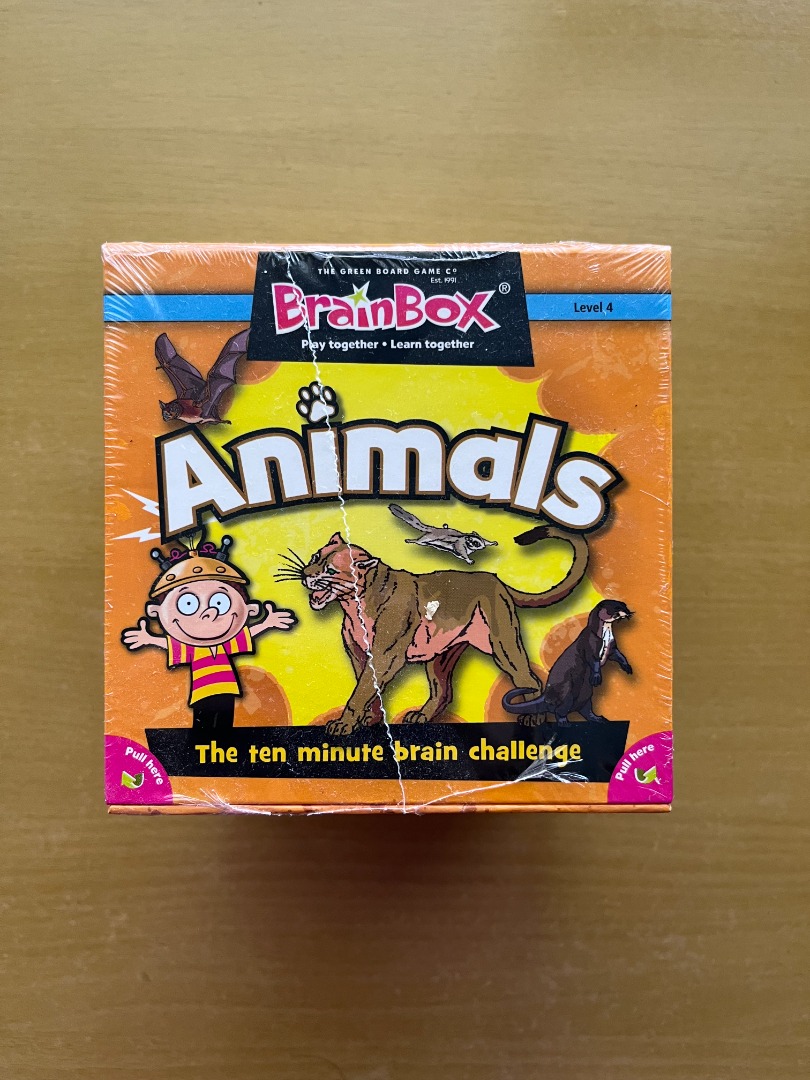 BrainBox - Animals by The Green Board Game Co. Brand New (BNIW ...