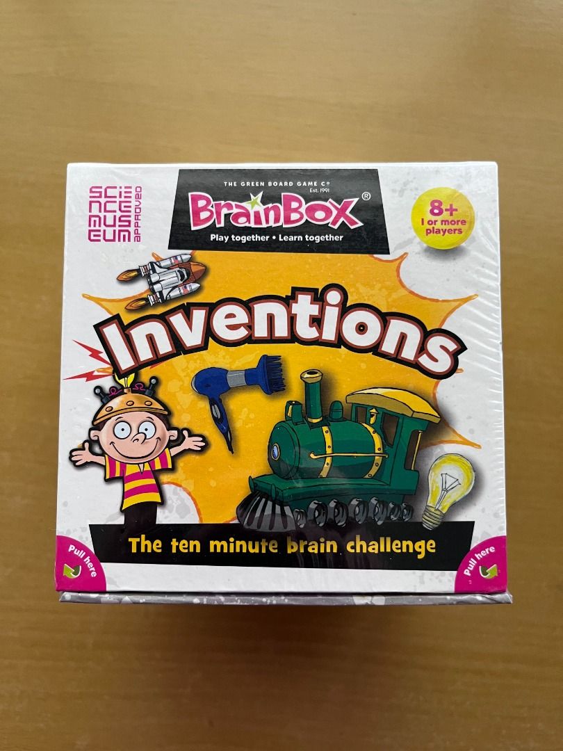 BrainBox - Inventions by The Green Board Game Co. Brand New (BNIW ...