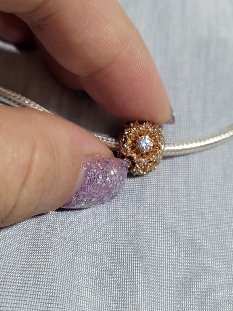 Brand new Pandora limited edition with rose gold charm, Women's Fashion ...