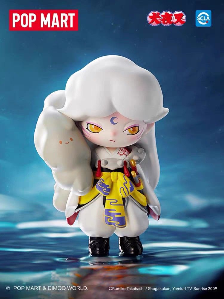 [BRAND NEW POPMART] POPMART DIMOO'S WORLD X INUYASHA SESSHOMARU 17CM ...