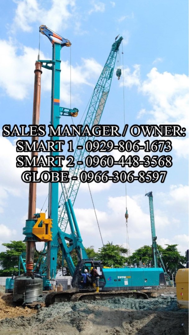 Brand new Rotary drilling rig 2500 MM max dia. and 86M max depth ...