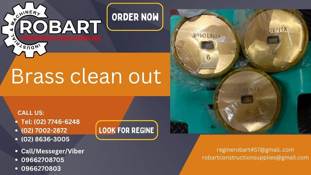 Brass clean out, Commercial & Industrial, Construction Tools ...