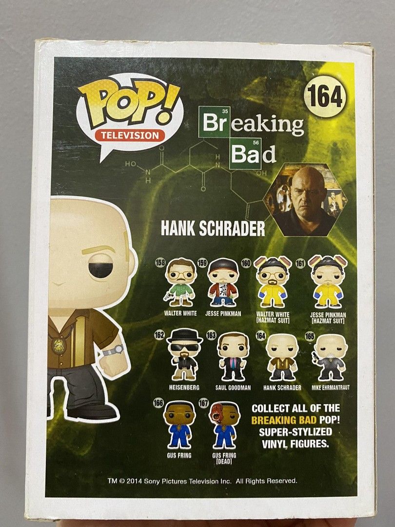 Breaking Bad Funko Pop Hank Schrader, Hobbies & Toys, Toys & Games on ...