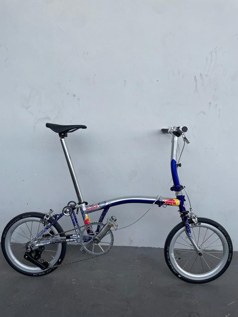 New - Brompton custom Red Bull P Line 4 Speed, Sports Equipment ...