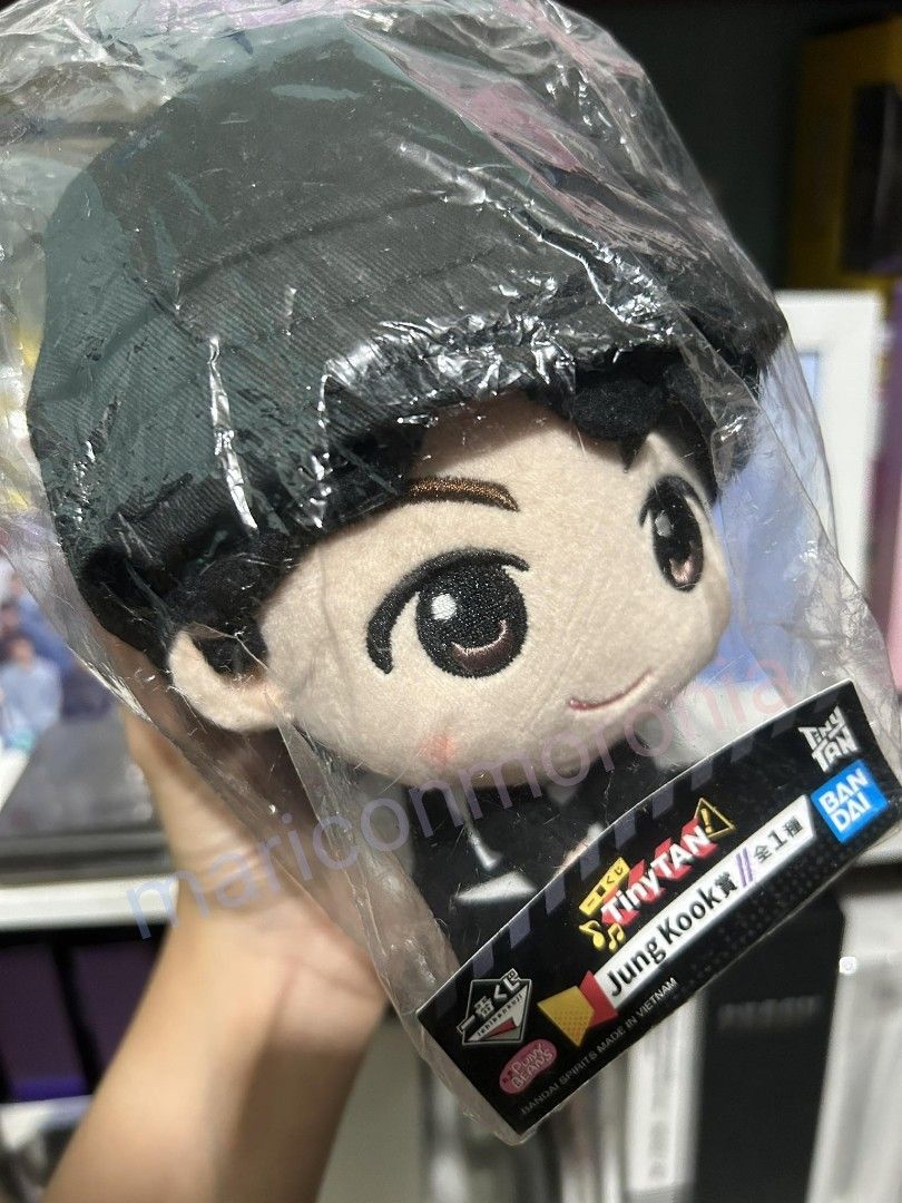 BTS TinyTAN Bandai Ichiban Kuji Plush toy - Jung Kook Mic drop, Hobbies & Toys, Memorabilia ...