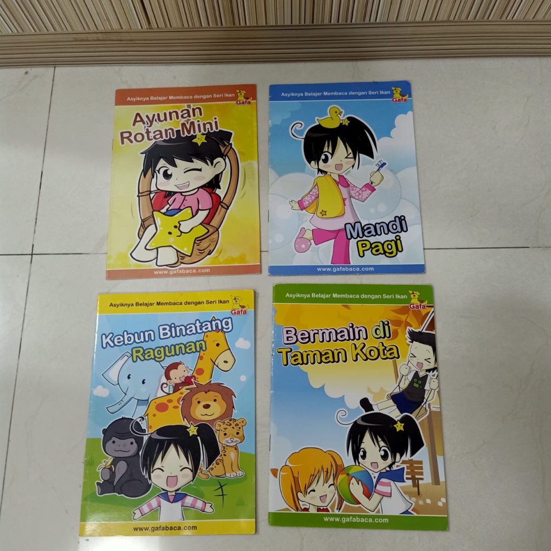 Buku gafa/buku belajar membaca/buku bacaan anak/buku cerita anak/buku, Buku & Alat Tulis, Buku ...