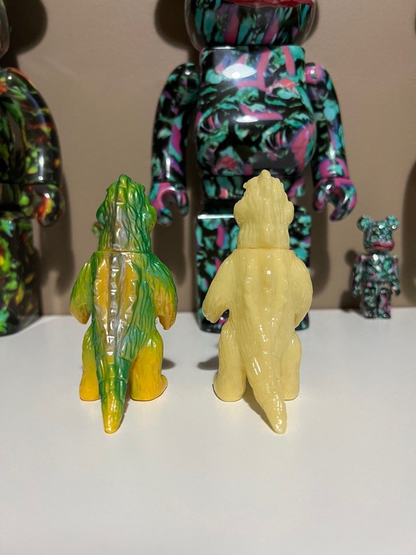 Bullmark Mini Godzilla (Pair), Hobbies & Toys, Toys & Games on Carousell