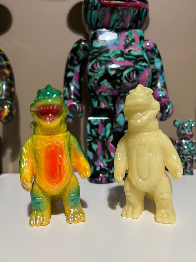 Bullmark Mini Godzilla (Pair), Hobbies & Toys, Toys & Games on Carousell