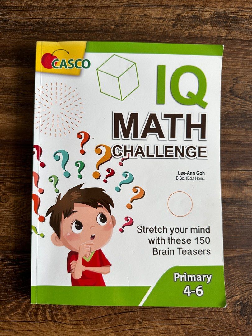 Casco MATH/Mathematics IQ Brain Quest/Challenge/Tutor/Aeis/P3/P4/P5/P6 ...