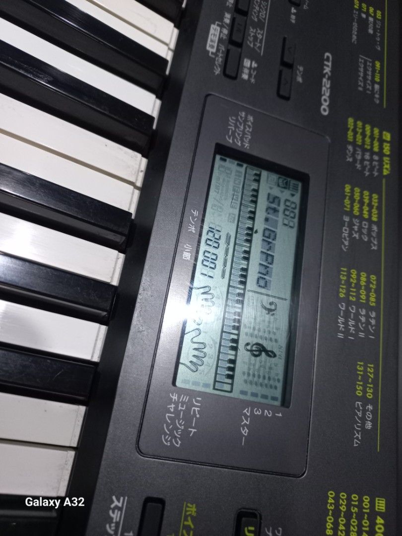 Casio CTK-2200 With USB port 61-Key Piano Keyboard, Hobbies & Toys ...