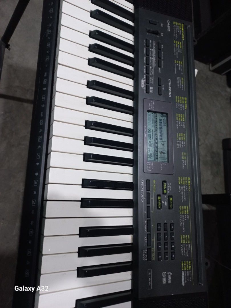 Casio CTK-2200 With USB port 61-Key Piano Keyboard, Hobbies & Toys ...