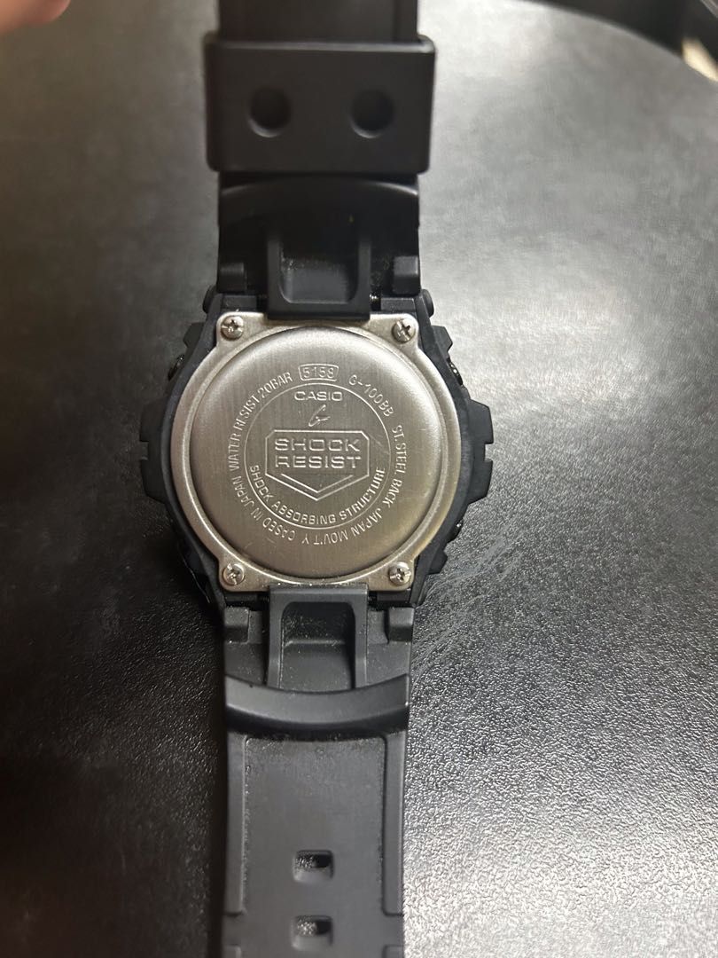 CASIO G-SHOCK MATTE BLACK G-100BB, Men's Fashion, Watches & Accessories ...