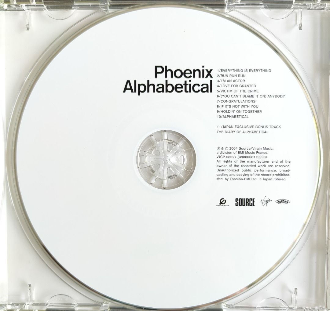 CD / JAPAN PRESS / PHOENIX ALPHABETICAL / MEDIA: EX (STRONG BASS, GREAT ...
