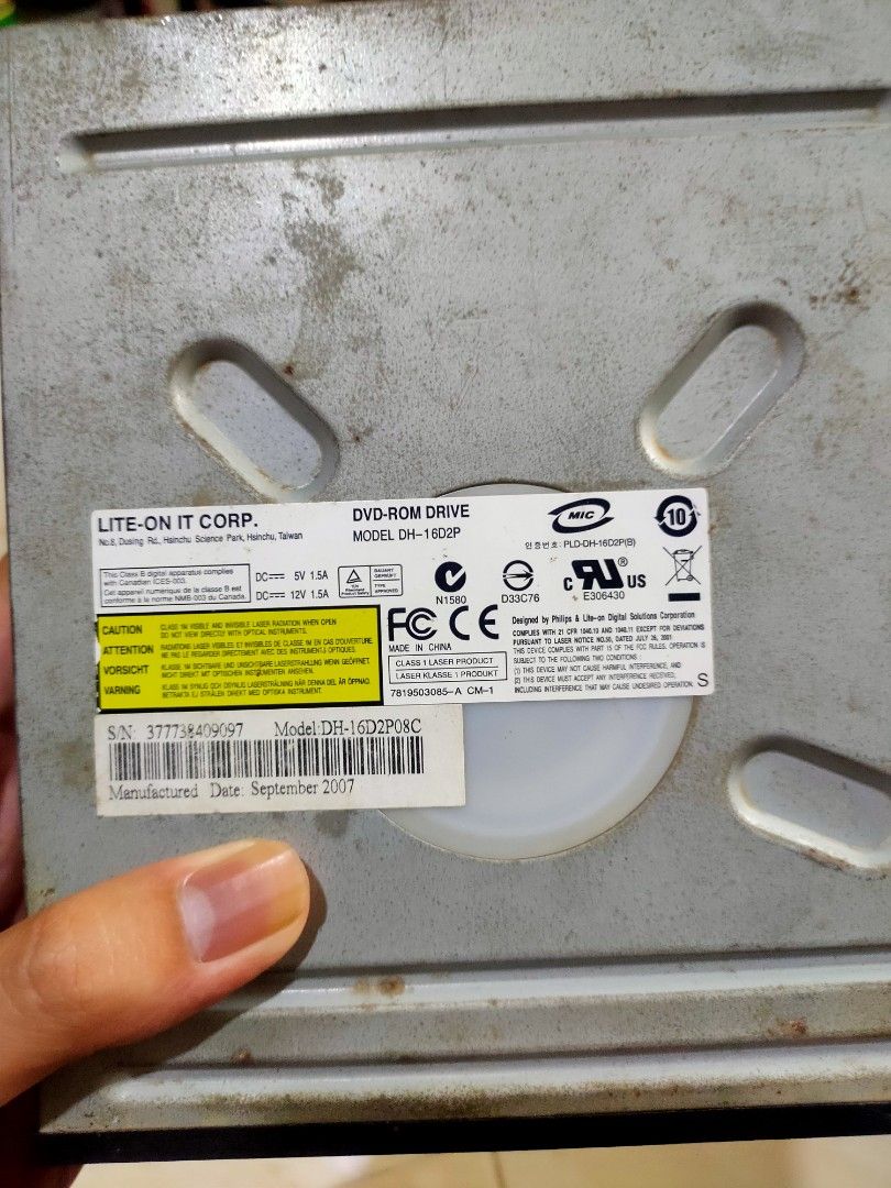 Cd Rom/Drive (Brand:light on) Read only, Computers & Tech, Parts ...