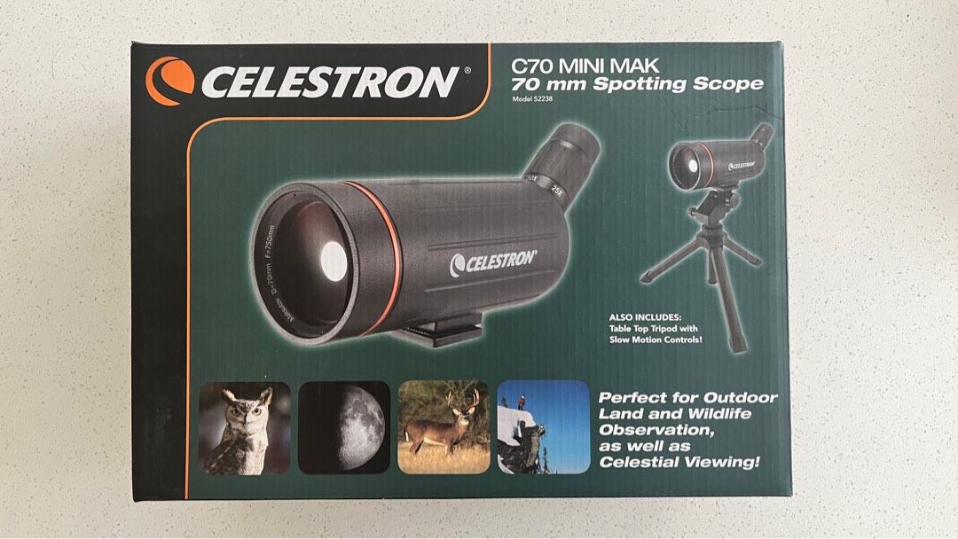 Celestron Mini Maksutov 70mm Telescope Spotting Scope, TV & Home ...