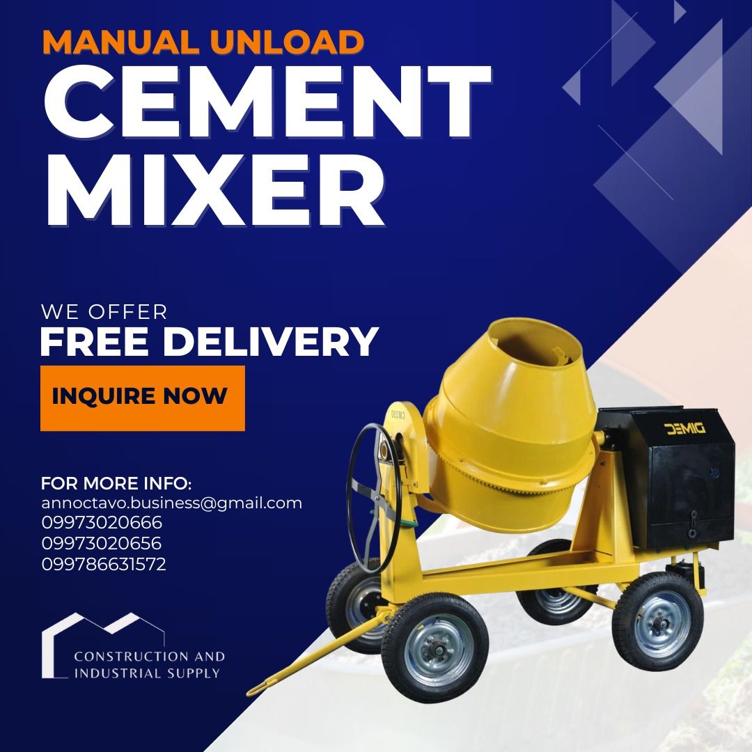 Cement Mixer | Concrete Mixer | Drum Mixer | Construction Equipment | Mixing Concrete | Cement ...