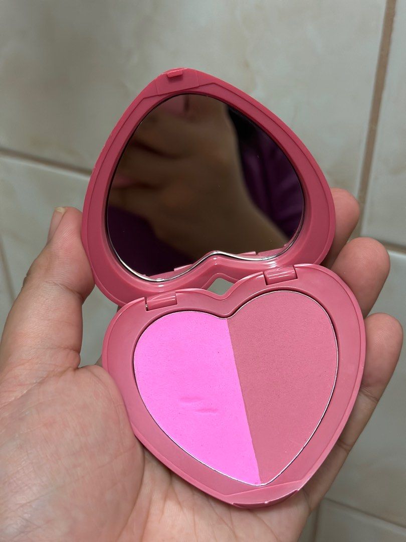 Chuchu beauty heart blush duo, Beauty & Personal Care, Face, Makeup on Carousell