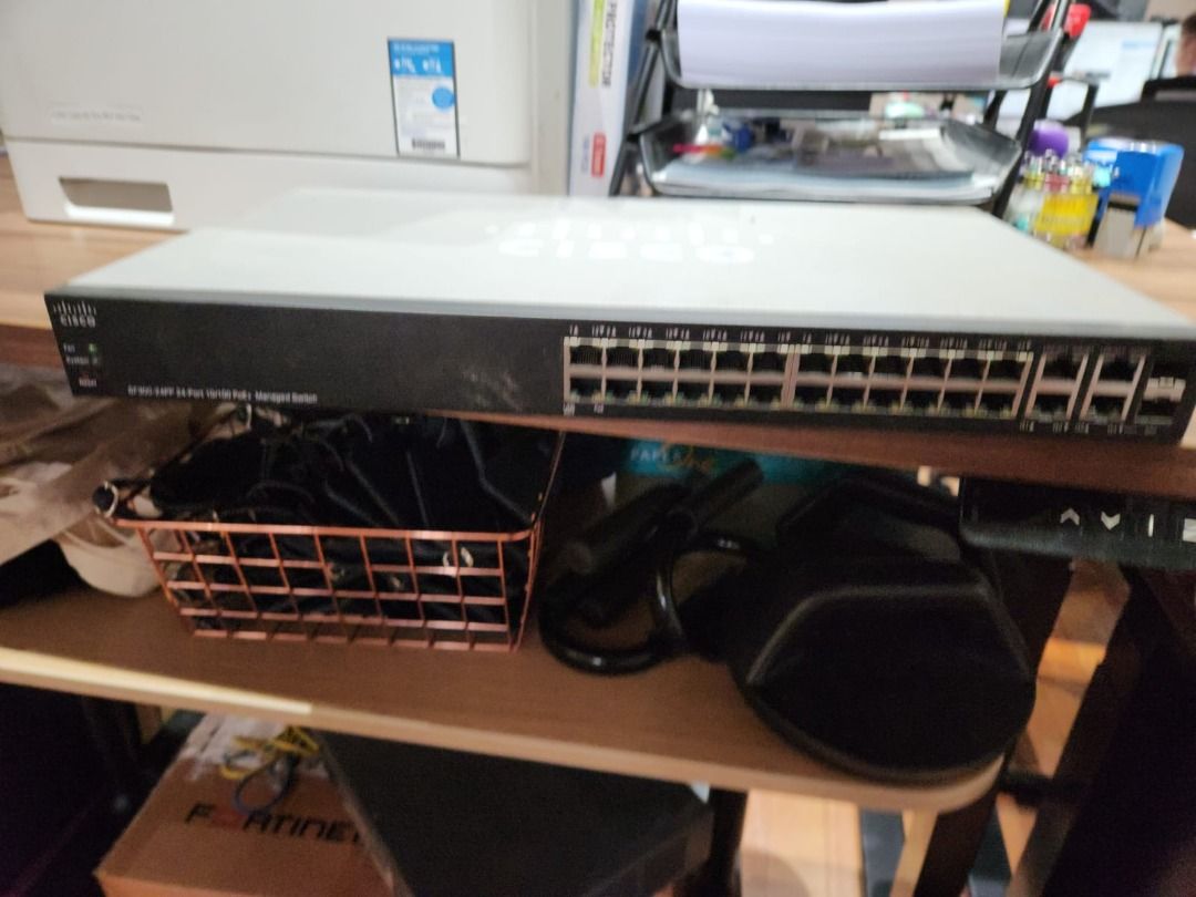 Cisco SF300-24PP 24PP 24-Port 10/100 PoE+ Managed Switch, Computers & Tech, Parts & Accessories ...