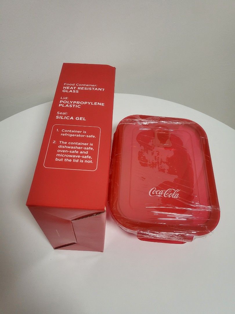Coca Cola Food Container Glass, Furniture & Home Living, Kitchenware ...