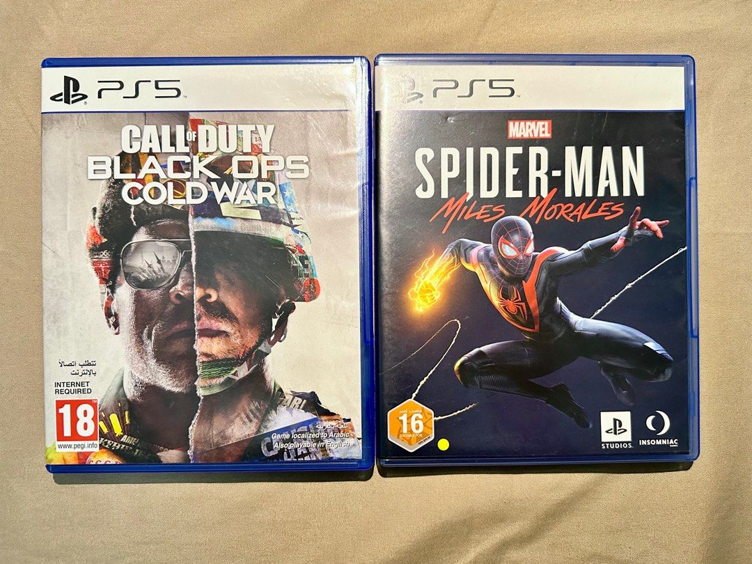 COD & Spider-Man PS5 Game Bundle, Video Gaming, Video Games ...