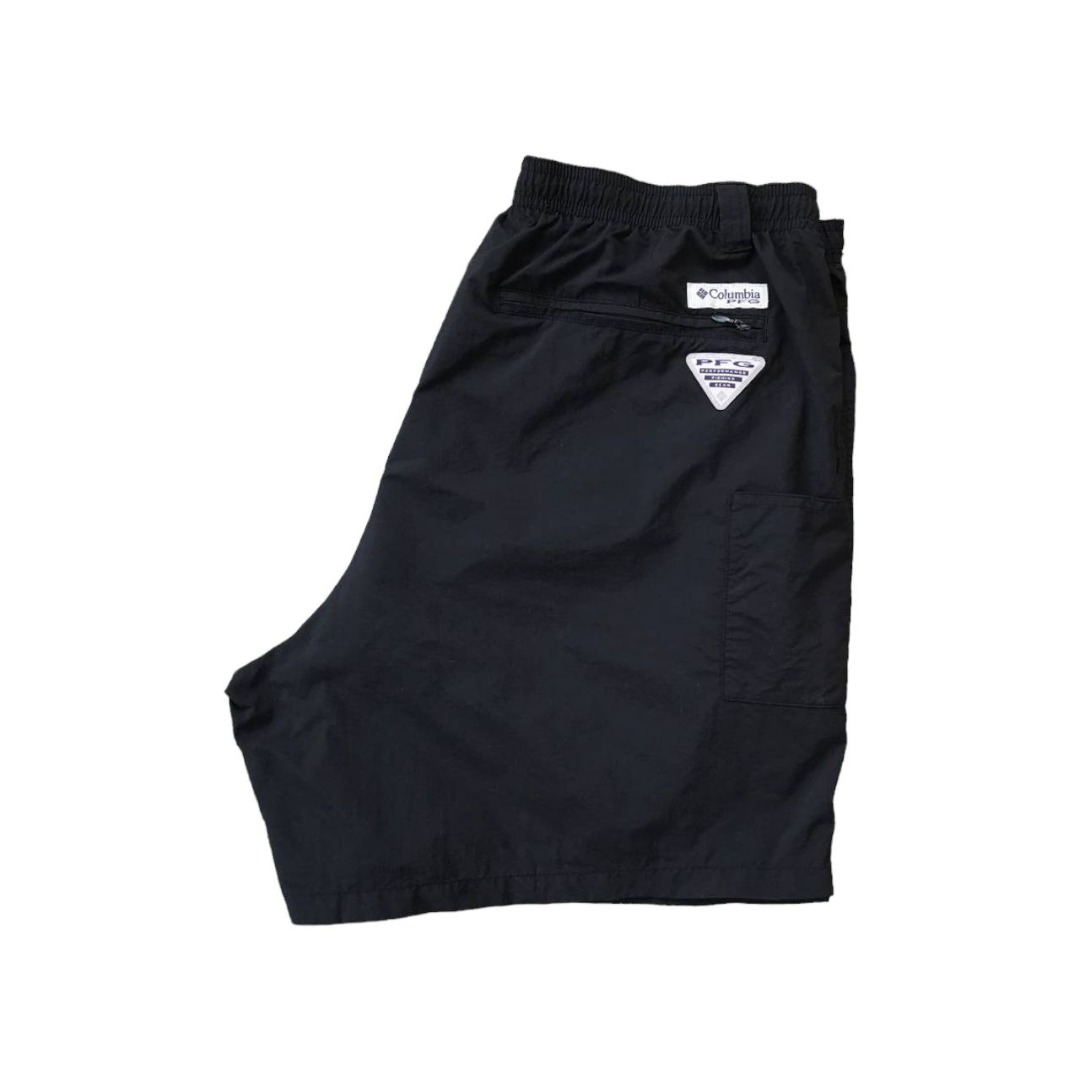 Columbia Black PFG Omni Shade Shorts, Men's Fashion, Bottoms, Shorts on ...