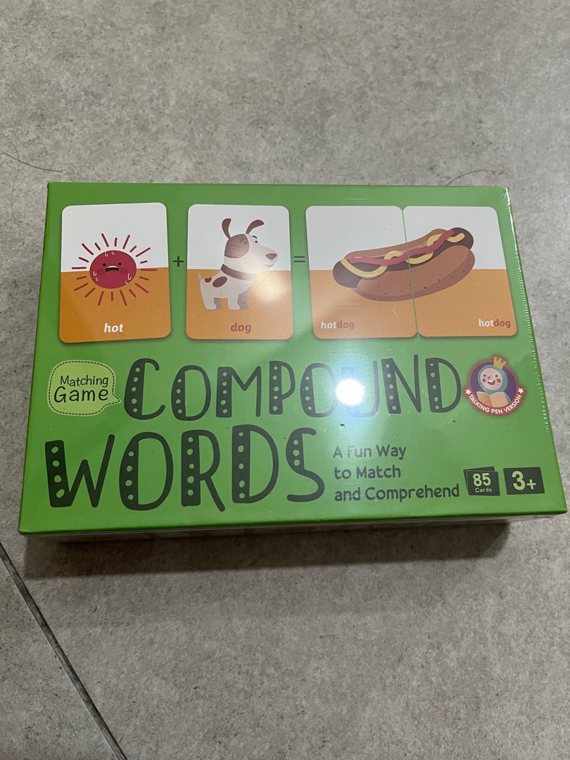 Compound Words Card, Hobbies & Toys, Toys & Games on Carousell