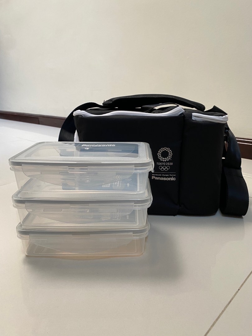 Plastic Containers with cooler bag, Furniture & Home Living ...