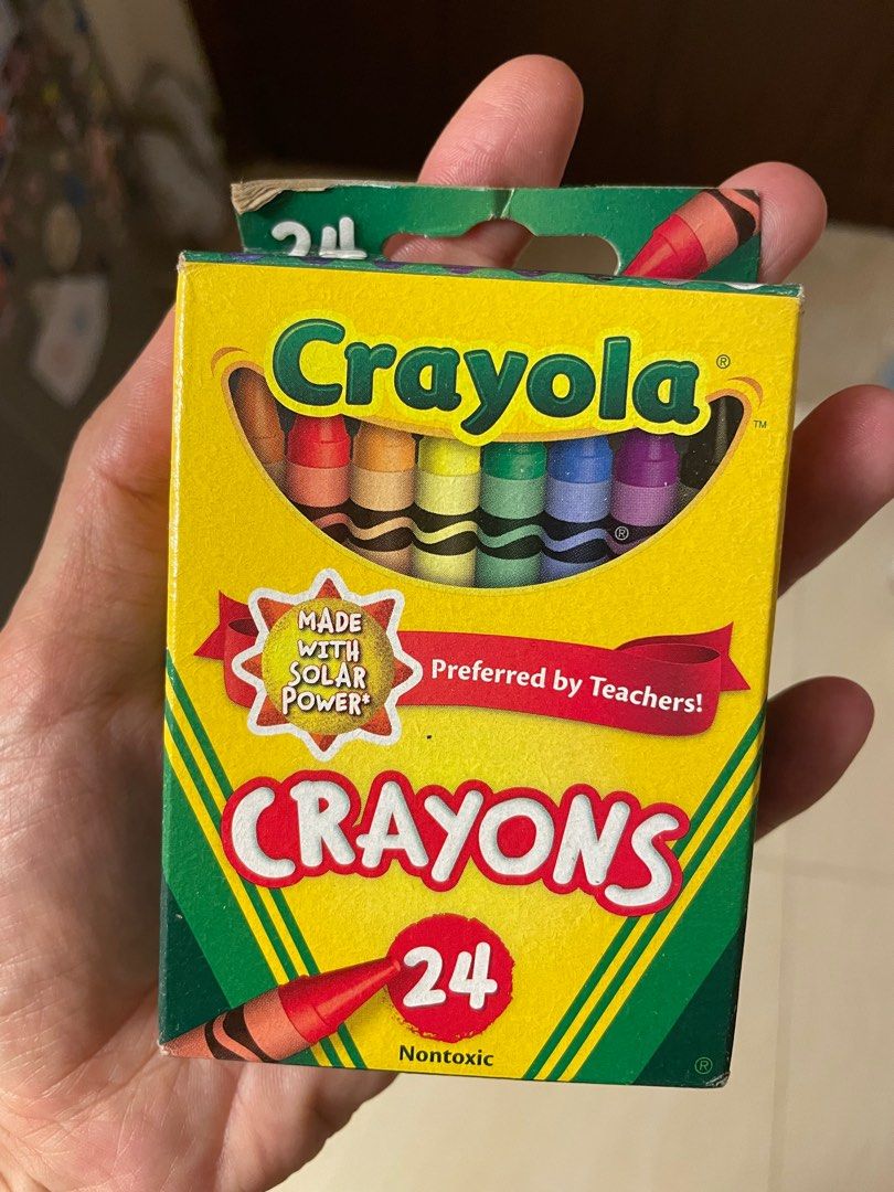 Crayola 24 colors crayons (new), 興趣及遊戲, 手作＆自家設計, 文具及工藝 - 畫作及印刷品 - Carousell