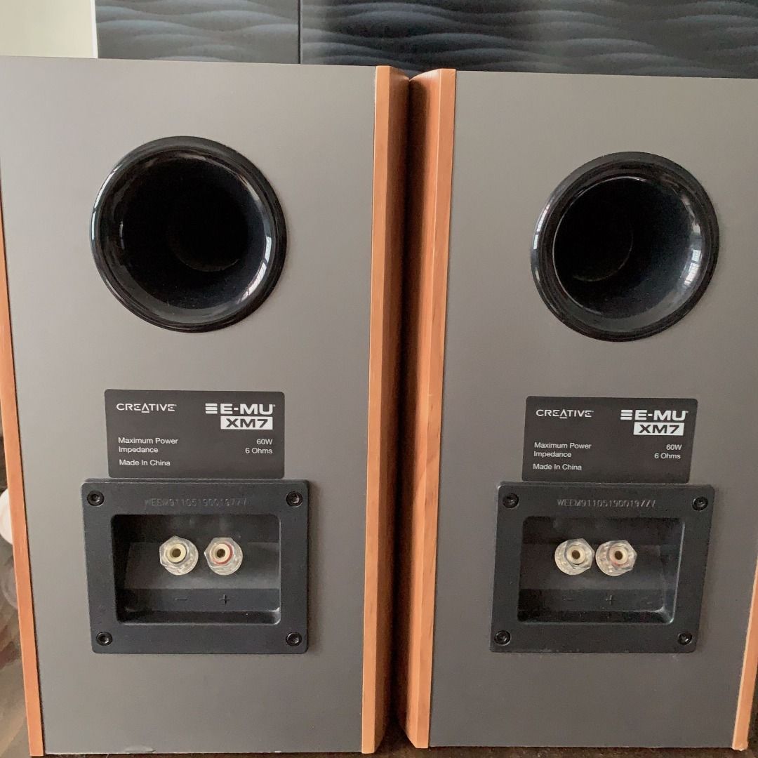 Creative E-MU XM7 Bookshelf Speakers, Audio, Soundbars, Speakers ...
