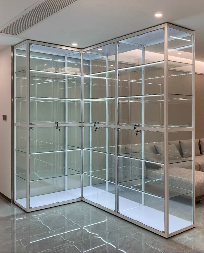 Customized Glass Statues Display Cabinet, Furniture & Home Living ...