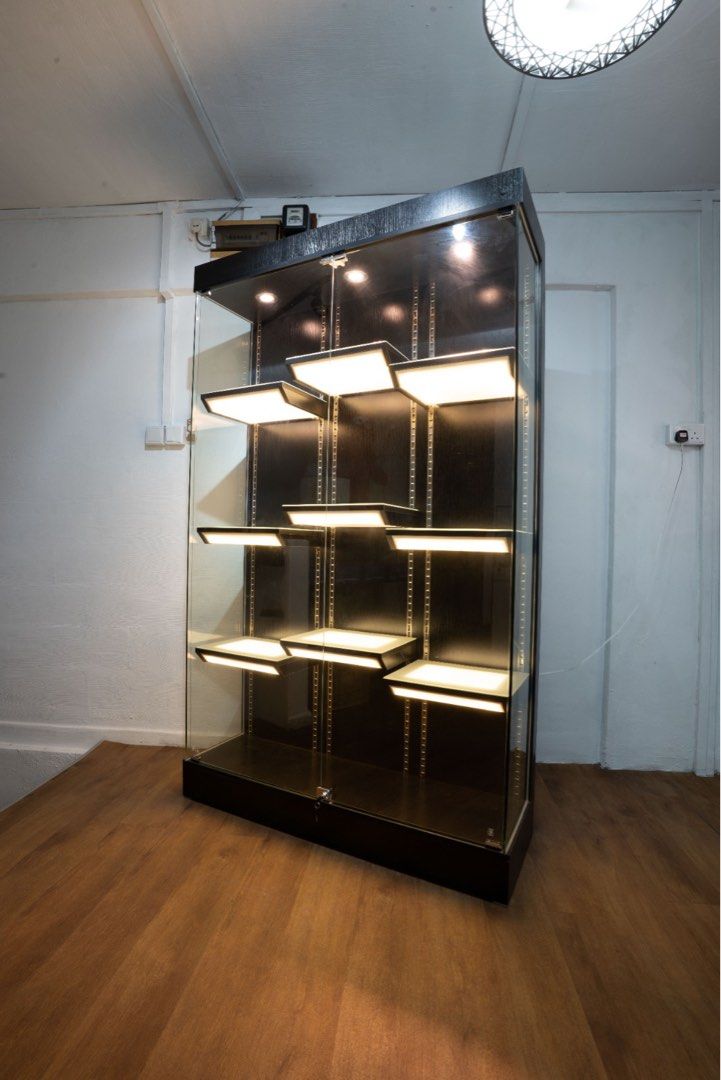 Customized Glass Statues Display Cabinet, Furniture & Home Living ...