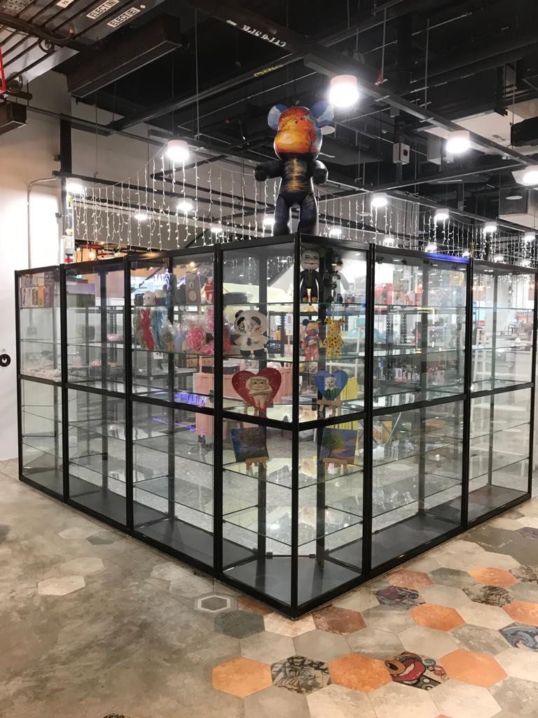 Customized Glass Statues Display Cabinet, Furniture & Home Living ...