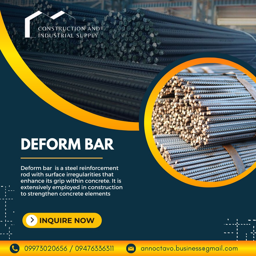 Deform Bar | Kabilya | Steel Bar | Metals | Steel | Metal Supply ...