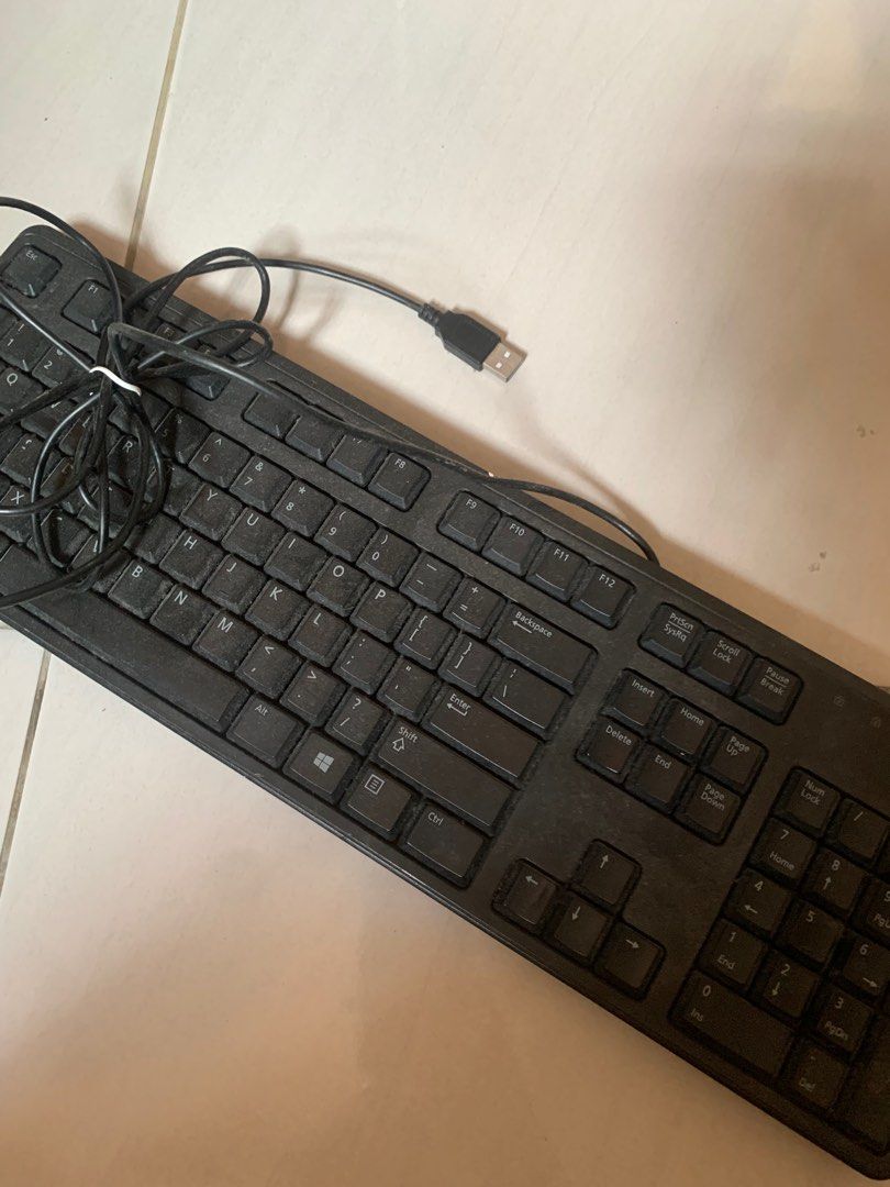 Dell wired keyboard for sale, Computers & Tech, Parts & Accessories ...
