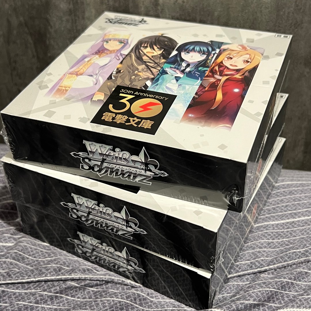 Dengeki Bunko Weiss Schwarz Booster Box, Hobbies & Toys, Toys & Games ...