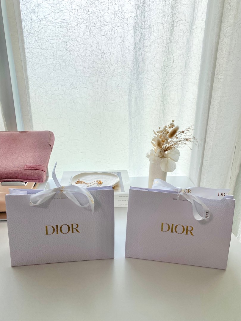 DIOR Gift Bag / Box / Paper Bag, Luxury, Bags & Wallets on Carousell