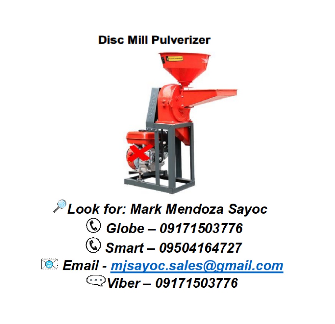 Disc Mill Pulverizer, Commercial & Industrial, Construction Tools ...
