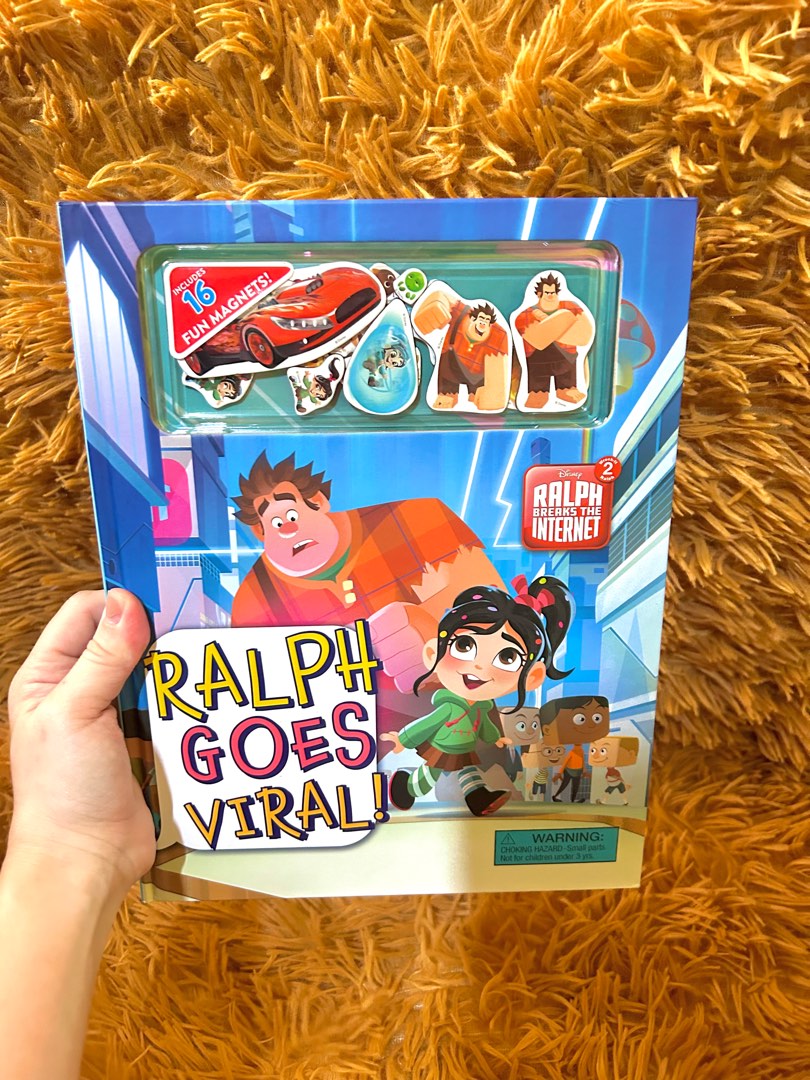 Disney Ralph Breaks the Internet Magnetic Book, Hobbies & Toys, Books ...