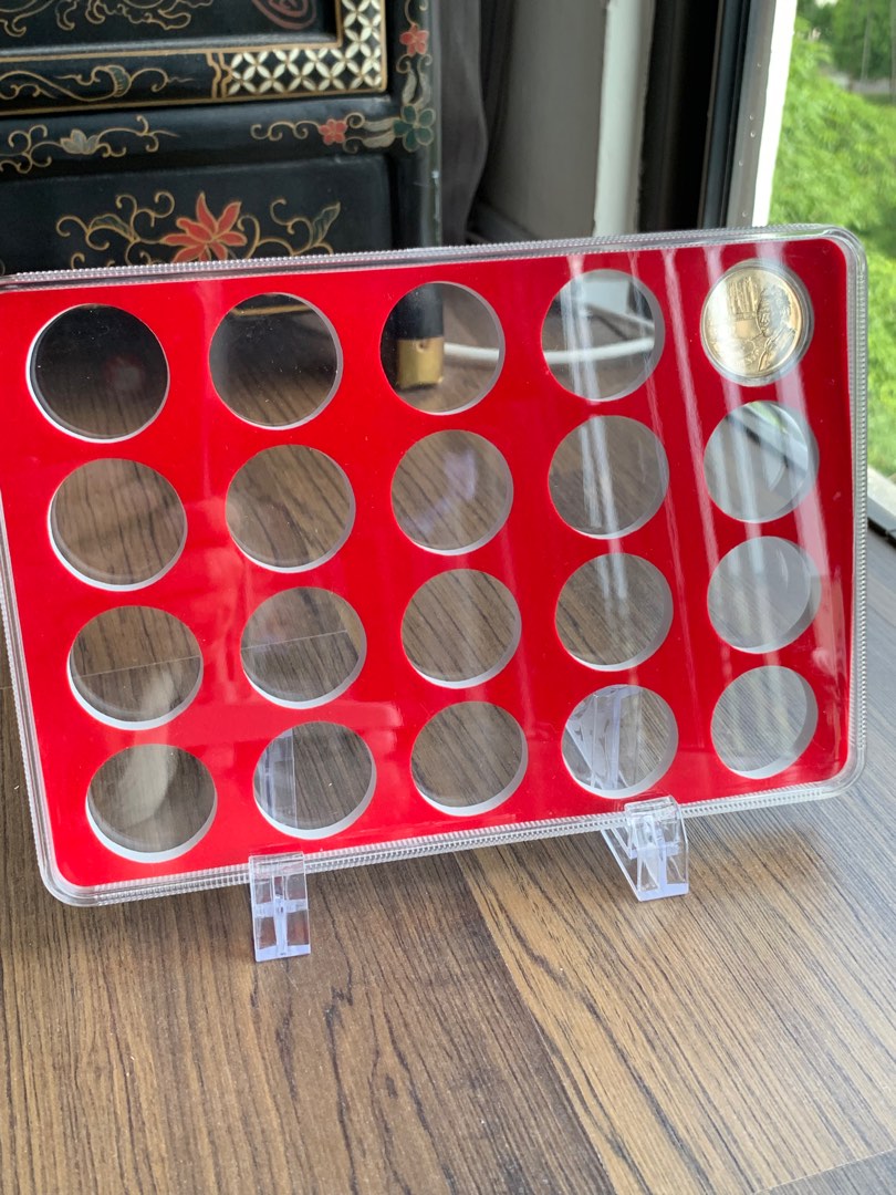 Display Case for holding 20 pcs of Singapore 2023 LKY Coins, Hobbies ...