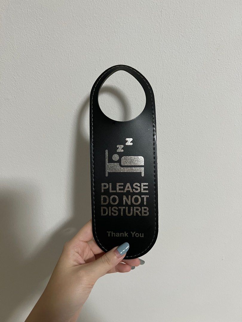 Door Handle Sign, Everything Else on Carousell